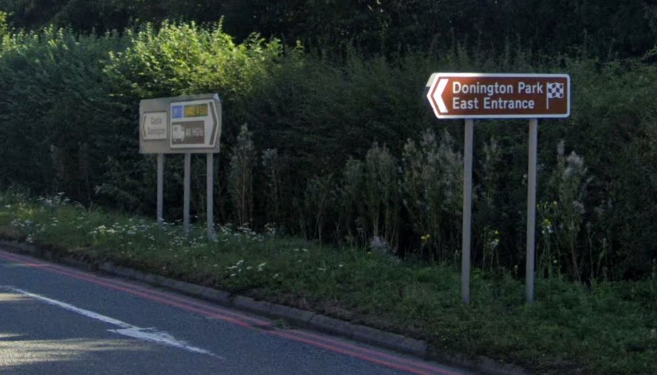 Donington Park Main Entrance Directions