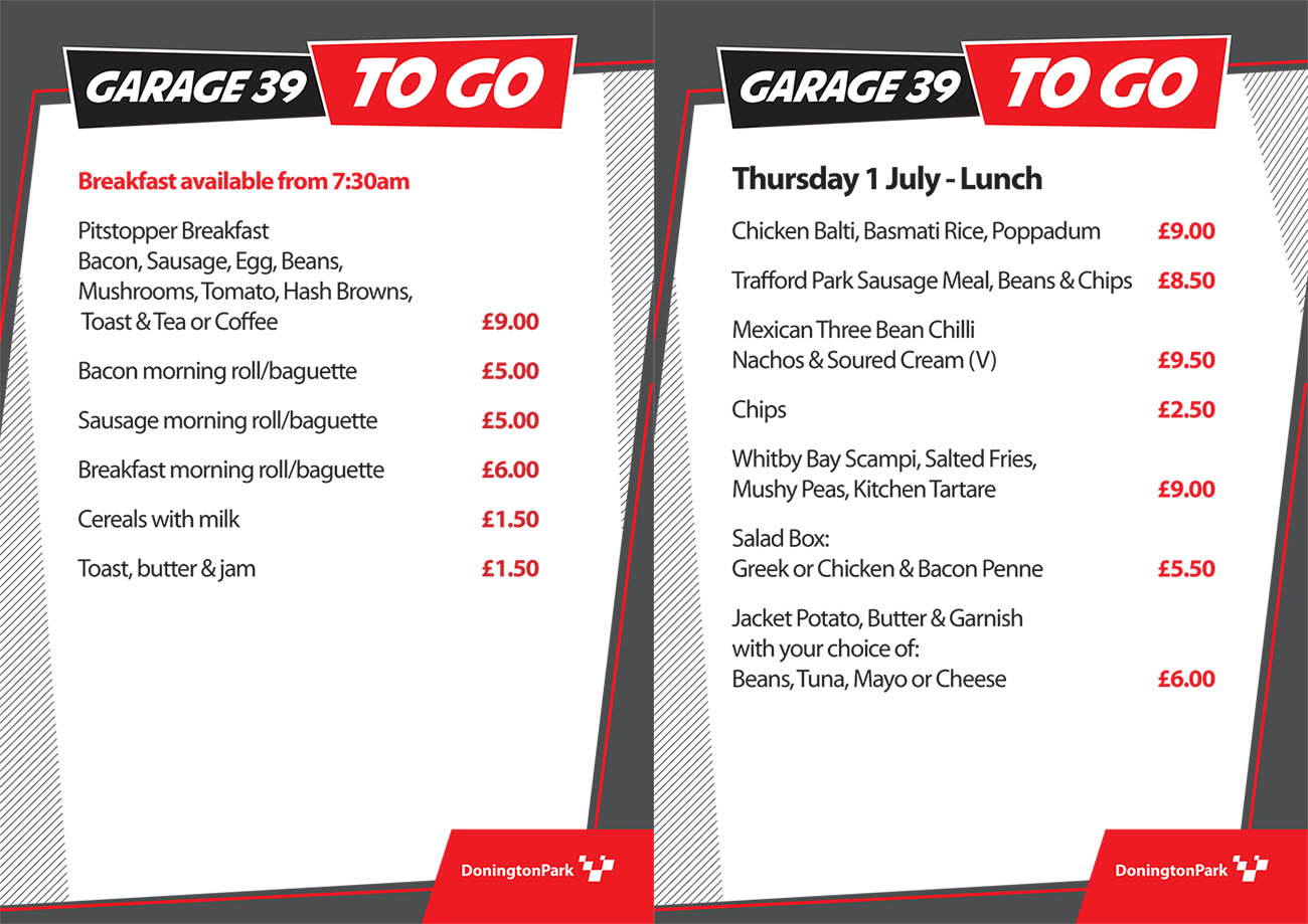 Donington's Garage 39: the UK's best race circuit cafe?