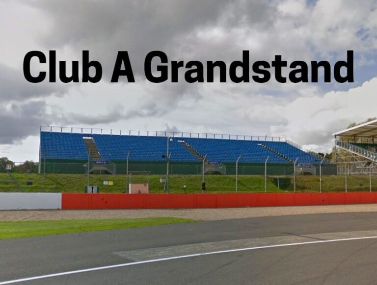 Silverstone Club Corner Grandstands: Seating Plan & View info