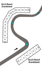 Beach Grandstand Miami F1 View & Seat Guide: North & South