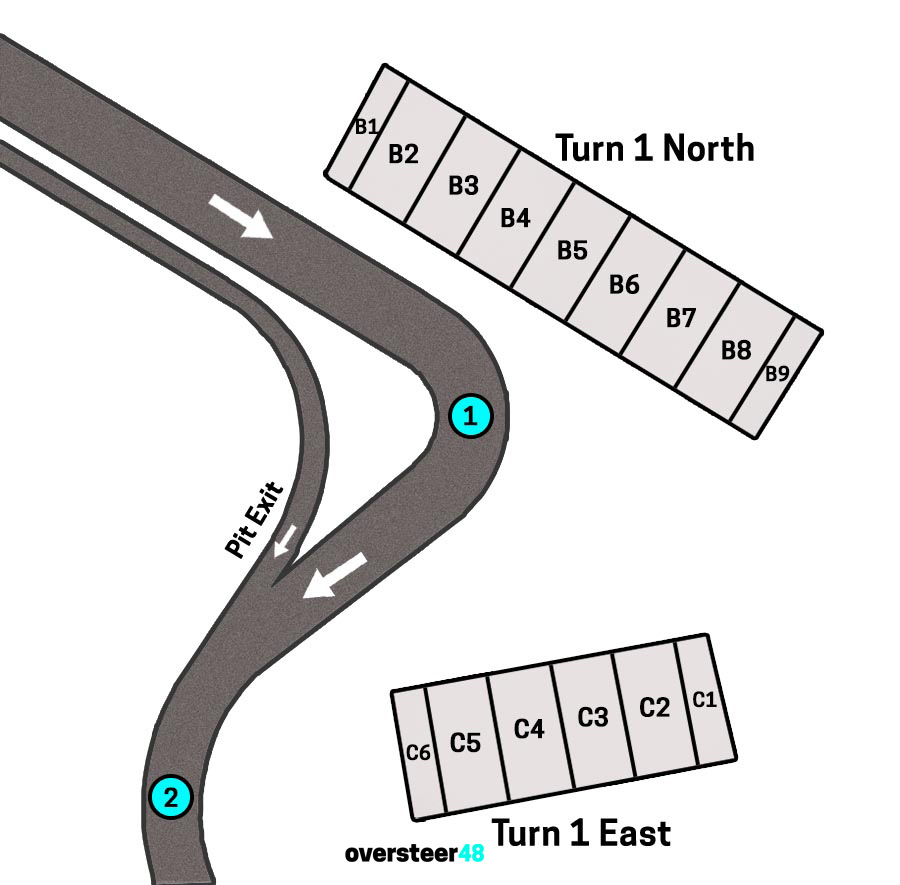 Miami F1 Turn 1 Grandstands View & Seat Guide – North & East