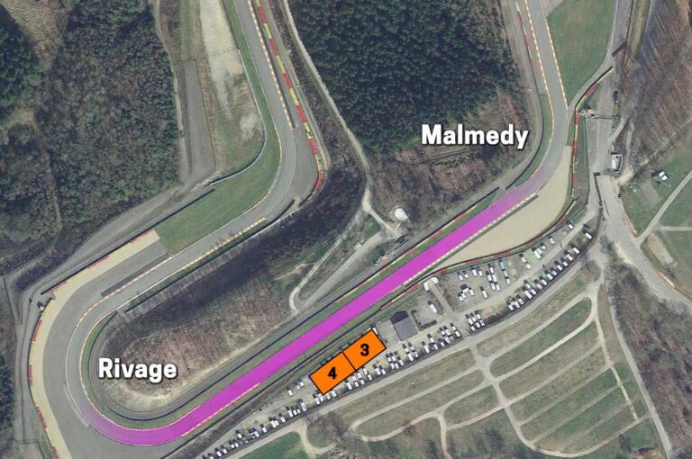 Combes Grandstand Spa Francorchamps Seat & View Guide F1