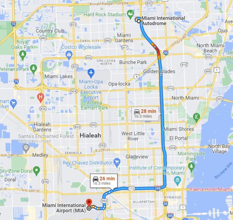 Miami Grand Prix Location, Travel & Transport Guide for F1