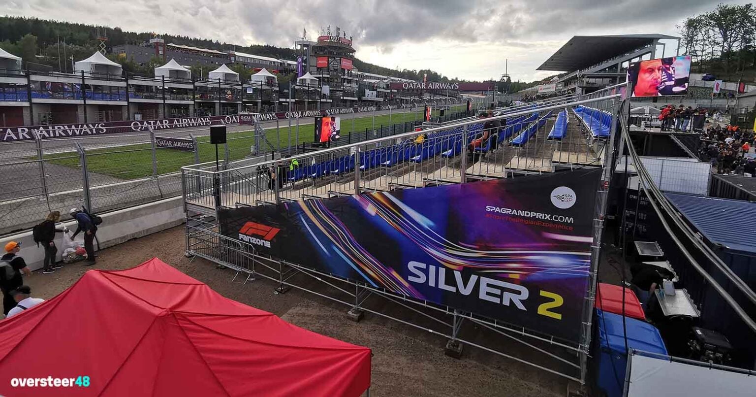 Spa Francorchamps Fan Zone Silver 2 Grandstand Guide | Belgian GP