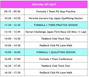 2026 F1 Japan Race Time, Qualifying Time & Schedule - Suzuka