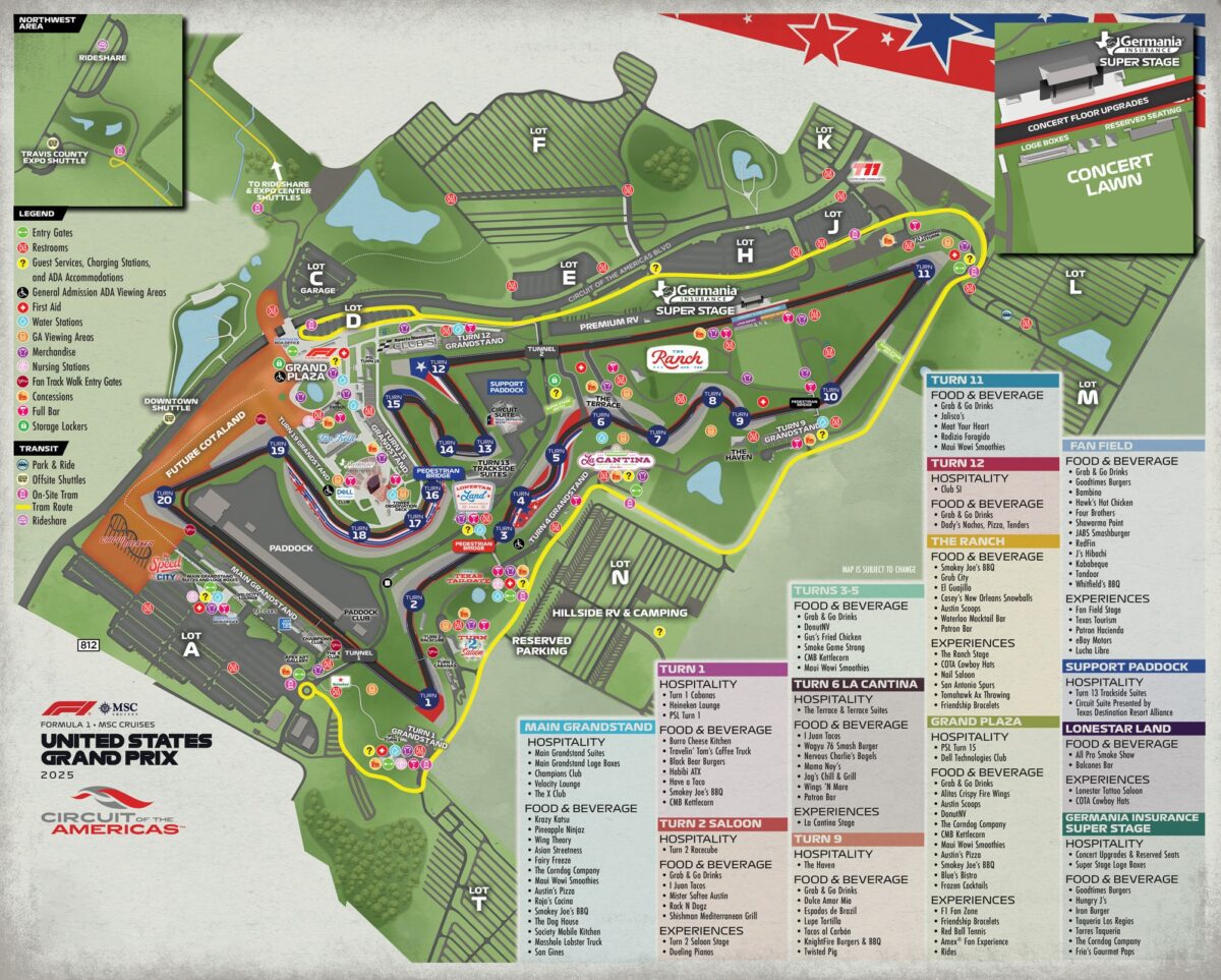 Austin F1 Concert: Line-up, Schedule, Ticket Info for US GP Music