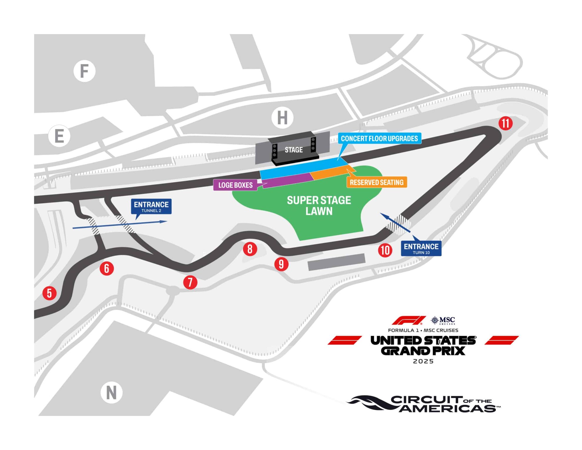 Austin F1 Concert: Line-up, Schedule, Ticket Info for US GP Music
