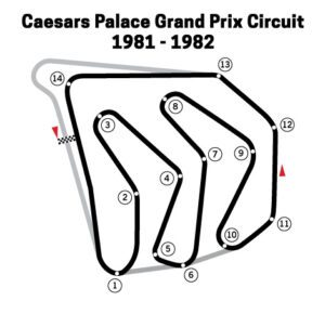Las Vegas GP Track Layout & Route for F1