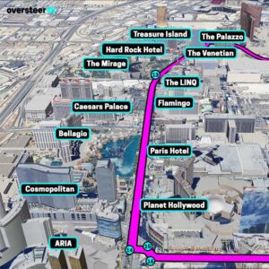 Las Vegas GP Track Layout & Route for F1