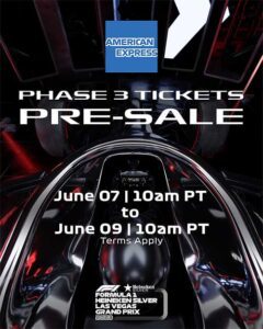 Las Vegas F1 Tickets: Prices, Options, Zones, Where to Buy