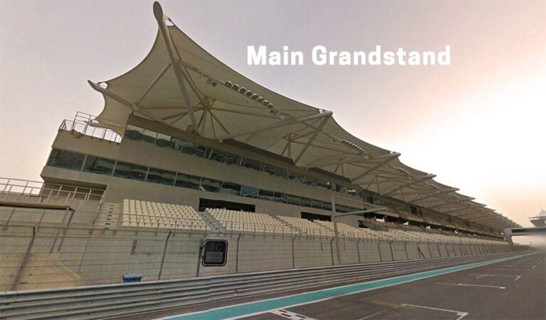 Main Grandstand Abu Dhabi – Views, Seating Plan, Best Seats