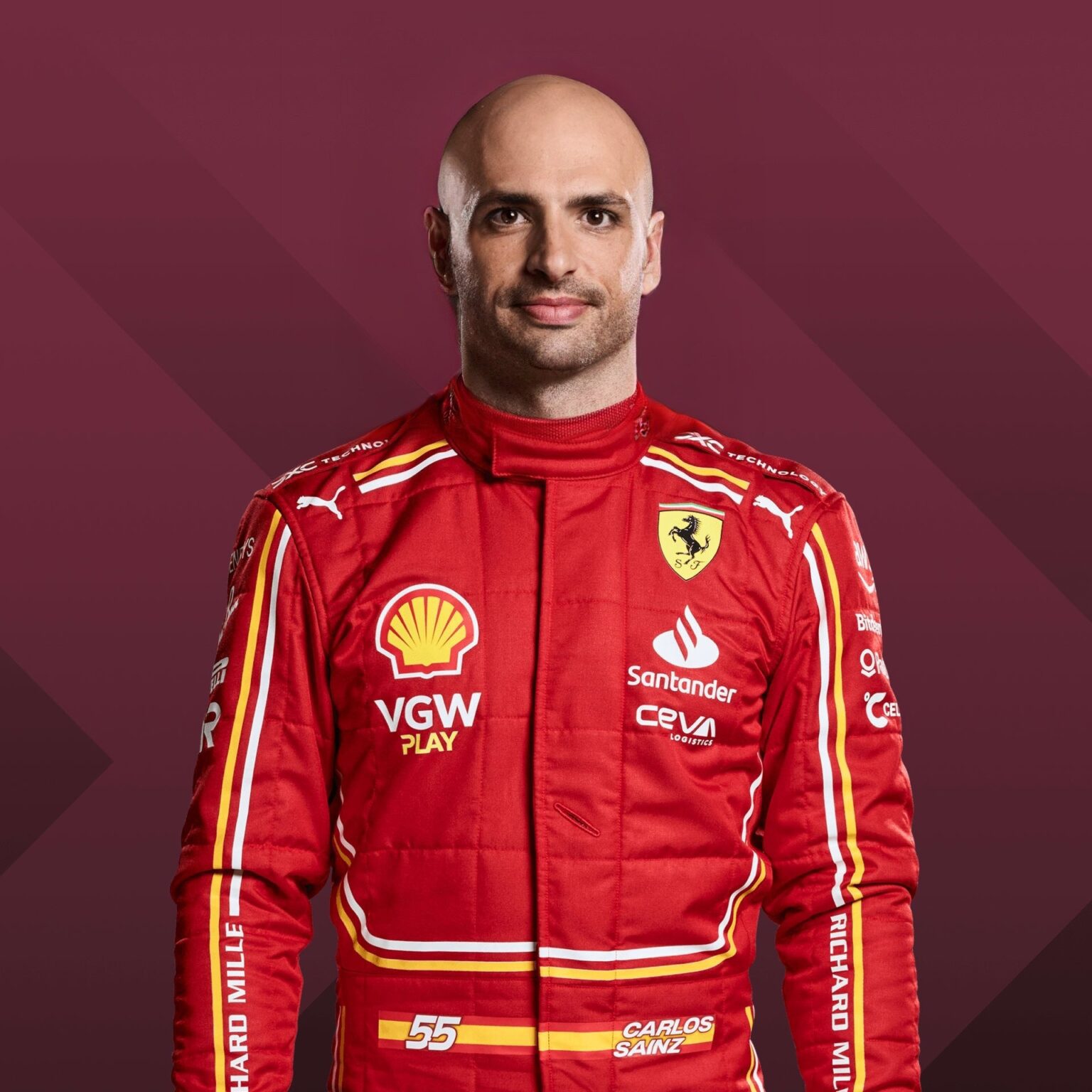 F1 drivers... if they were bald