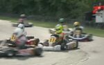 From last to first: 13 year old Lewis Hamilton wins kart race from back ...