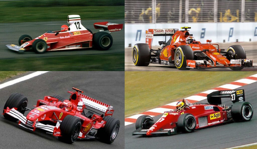 50 years of iconic Ferrari Formula 1 cars